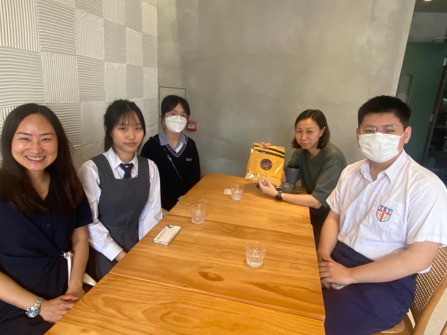 Interviewing with Ms Joey Ho (2nd from right) and Ms Julia Ching (1st ...